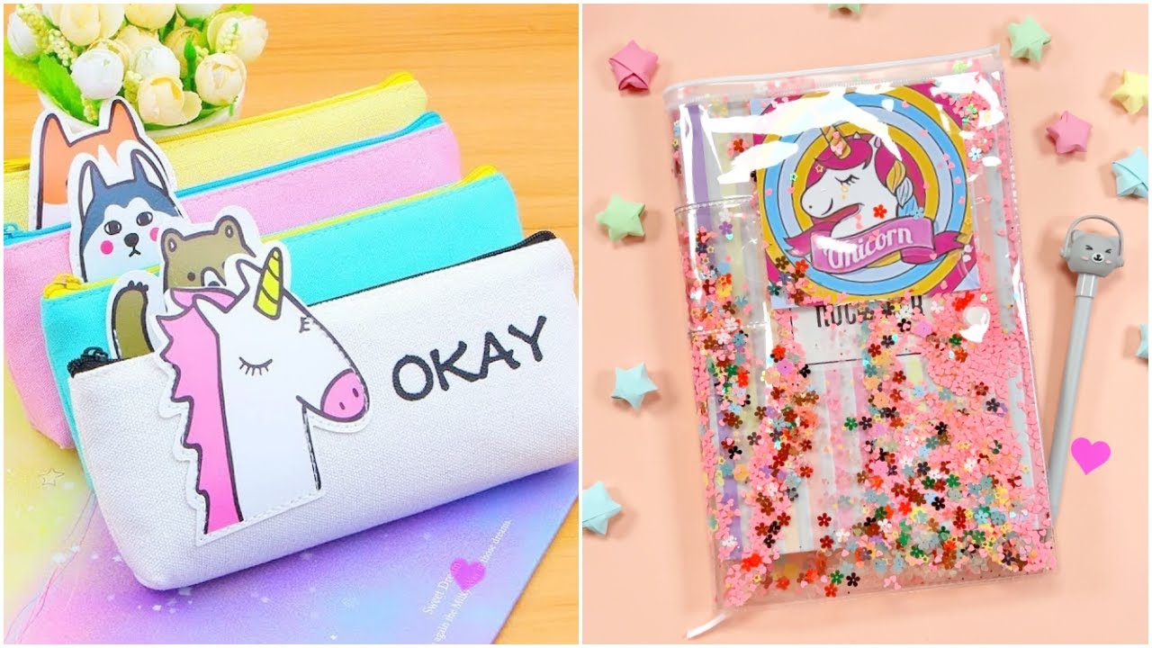 10 DIY - AMAZING AND CUTE SCHOOL SUPPLIES IDEAS - BACK TO SCHOOL HACKS ...