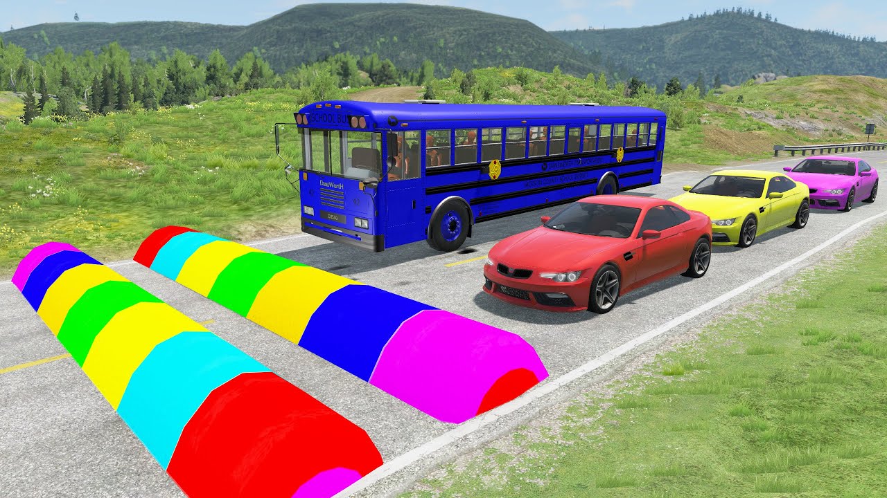 Long Cars Flatbed Trailer Tractor Log Bridge - Truck rescue bus cars ...